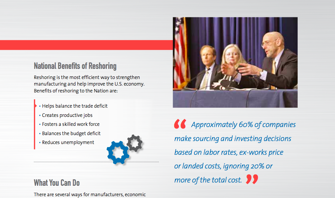 Revitalizing U.S. Manufacturing together | Reshoring Blog | Reshoring ...